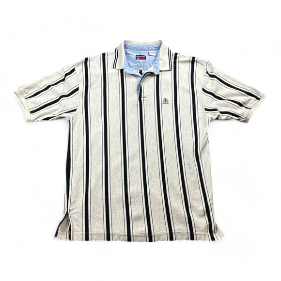 Bugle Boy | Shirts | Vintage Bugle Boy Polo Shirt Adult Medium Gray ...